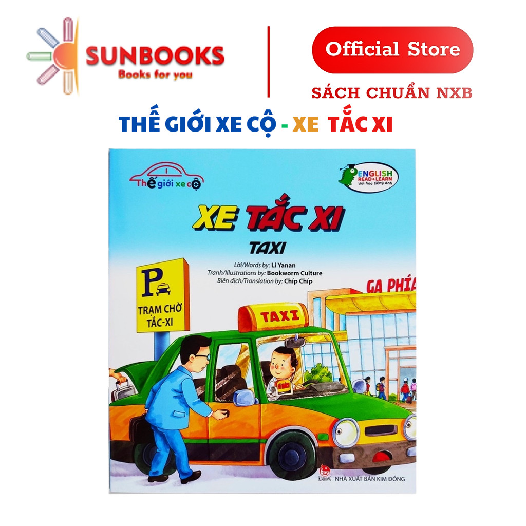 Sách - Thế Giới Xe Cộ: Xe Tắc Xi - Taxi - Sách Tranh Song Ngữ Anh Việt ...