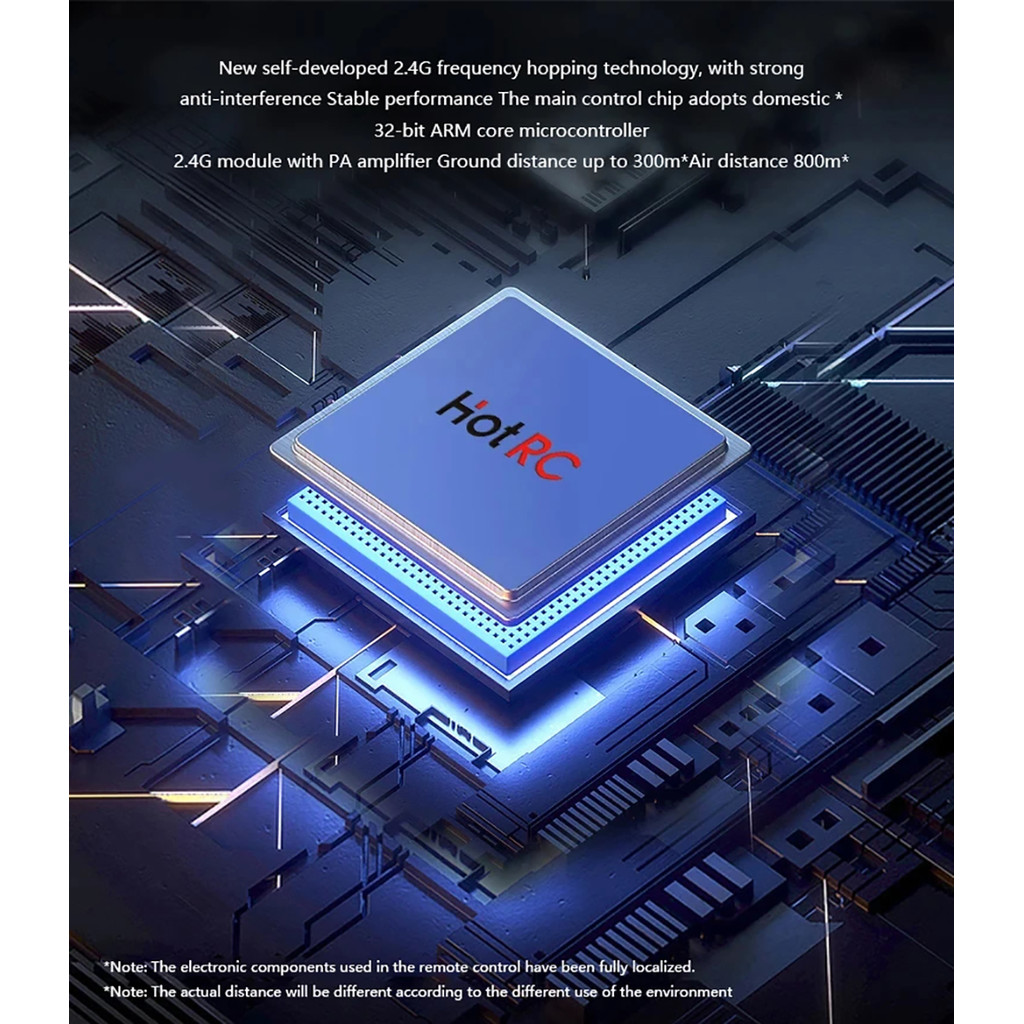 Hotrc HT-10A RC Máy Phát 10CH 2.4G Màn Hình 1.7Inch Với Bộ Thu F-10A Cho Máy Bay Mô Hình Thuyền ...