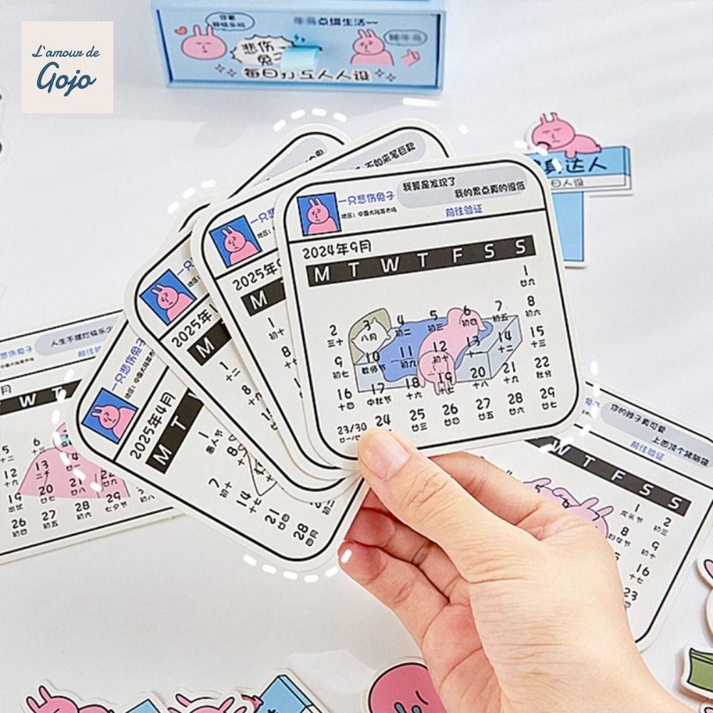 Gojo Pink Rabbit 2024-2025 Lịch, Lịch để bàn My Friend Rabbit sáng tạo ...