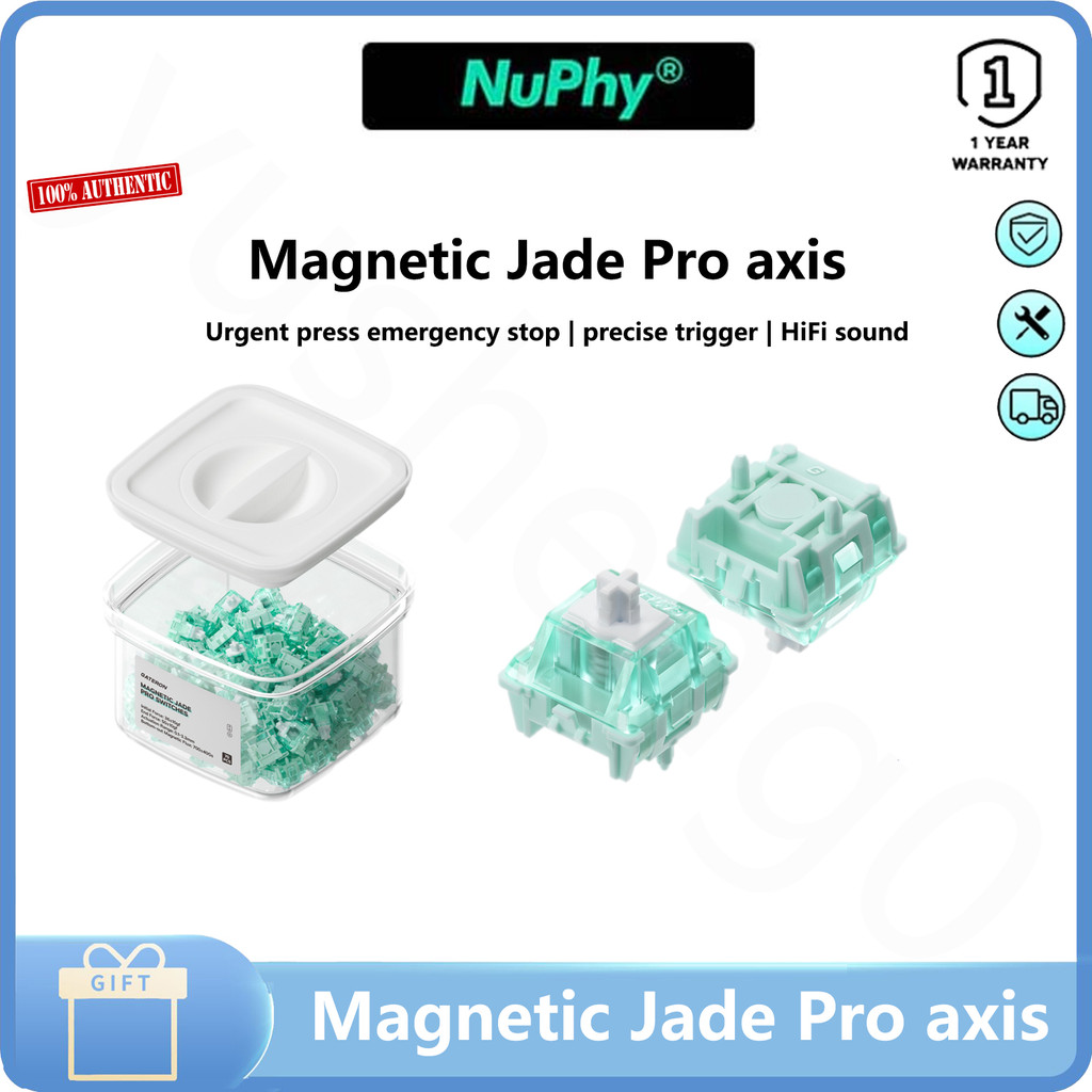 NuPhy GATERON Magnetic Jade Pro Axis Magnetic axis game Mechanical keyboard shaft body ...