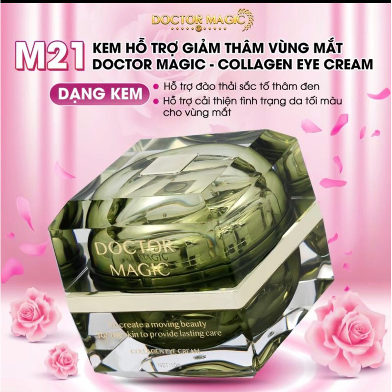 KEM COLLAGEN HỖ TRỢ GIẢM THÂM VÙNG MẮT DOCTOR MAGIC | Shopee Việt Nam