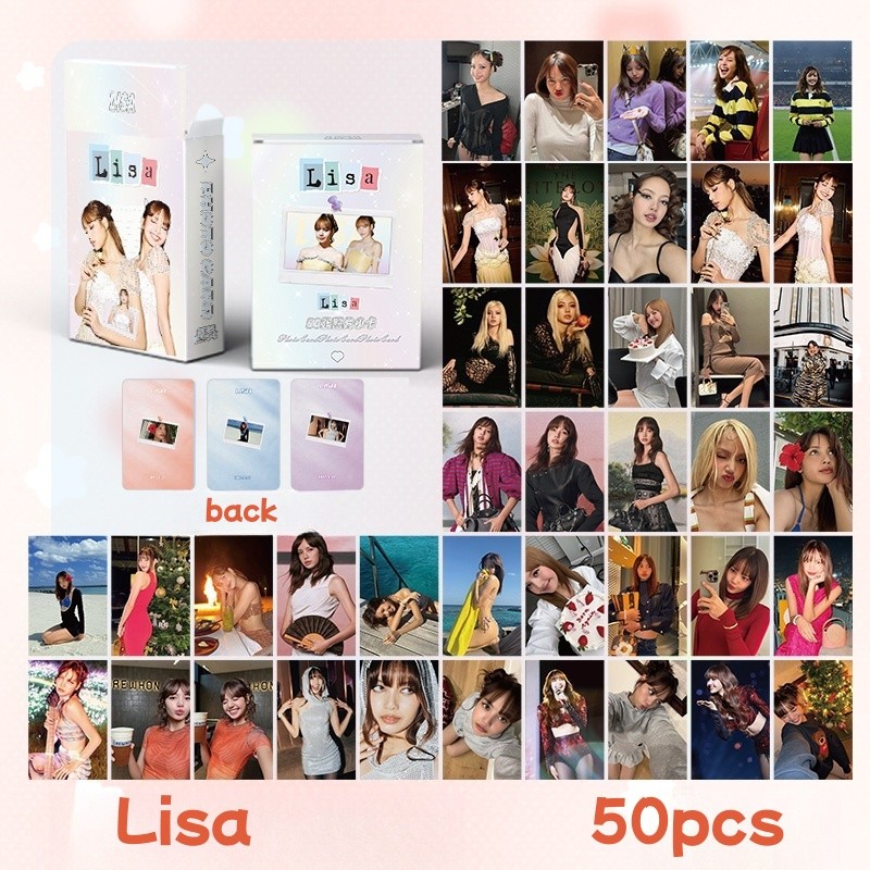 50-119pcs/box BP Laser Holographic Lomo Cards Season's Greetings 2024 ...
