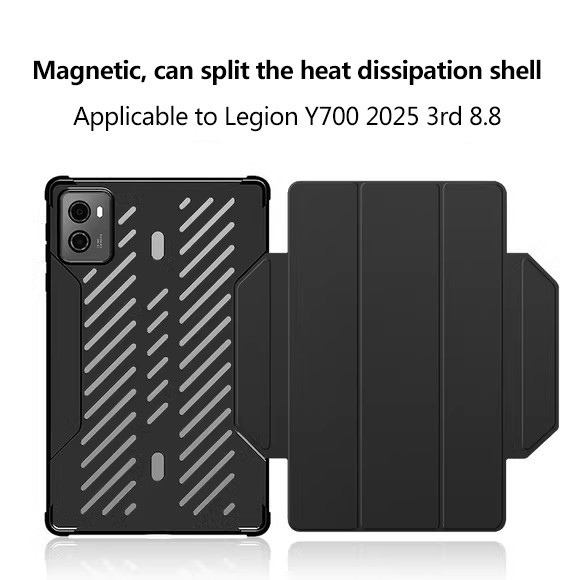 Ốp tản nhiệt từ tính cho Lenovo Legion Y700 thế hệ thứ 3 8.8 inch TB321FU Vỏ bảo vệ cứng PC có ...