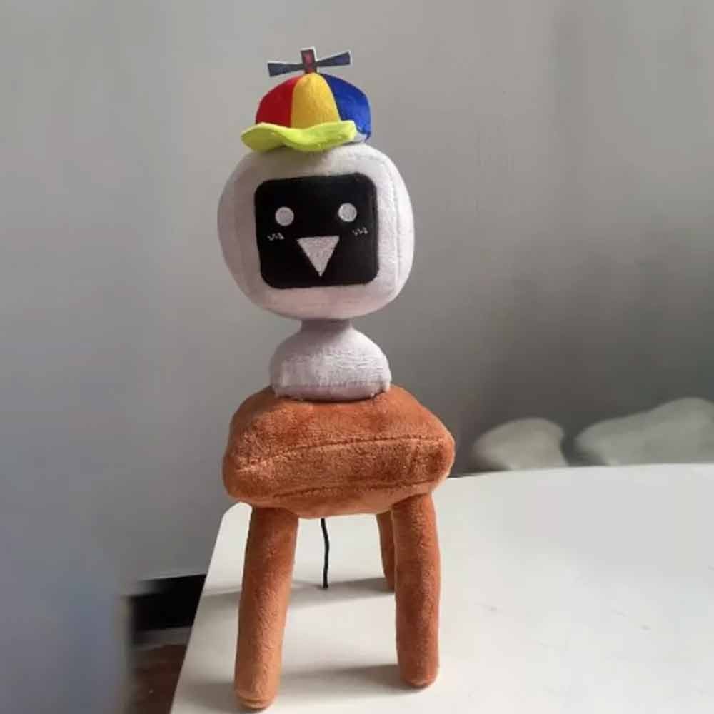 Sprunki Mr. Fun Computer TV Man Plush Doll 9.84 Inches Music Game Doll ...