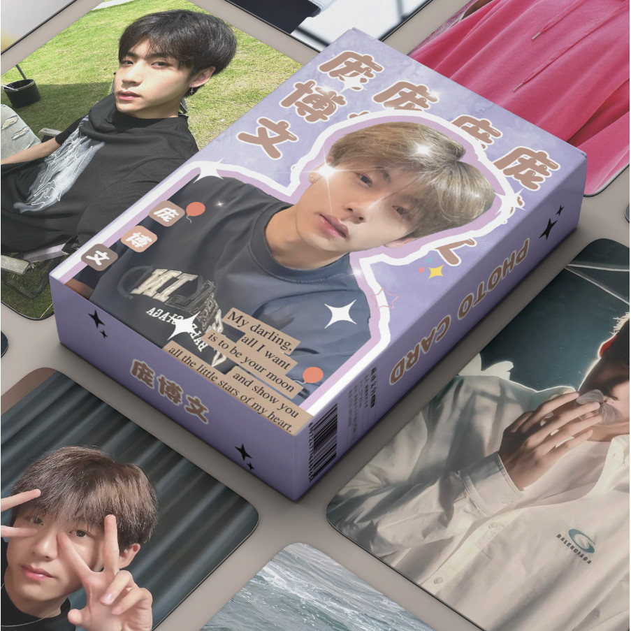 50-55 Chiếc Tải Lên Streamer He Qiushi Pang Bowen Hologram Lomo Card ...