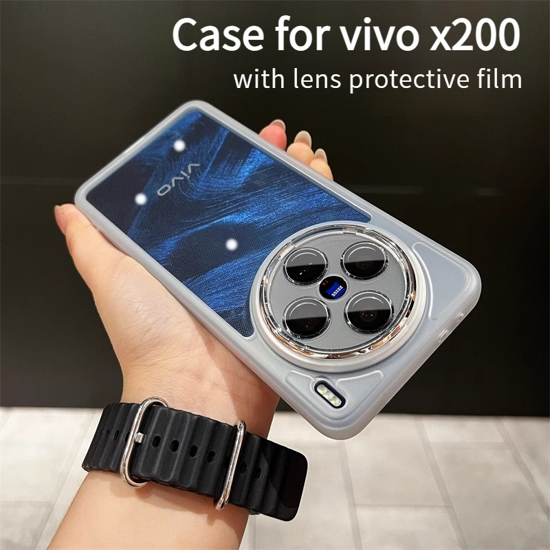 [Bảo vệ ống kính] Ốp lưng cho VIVO X200 PRO Vỏ Mini VIVO X200 X100 X100S X90 X90S X80 X70 X70T ...
