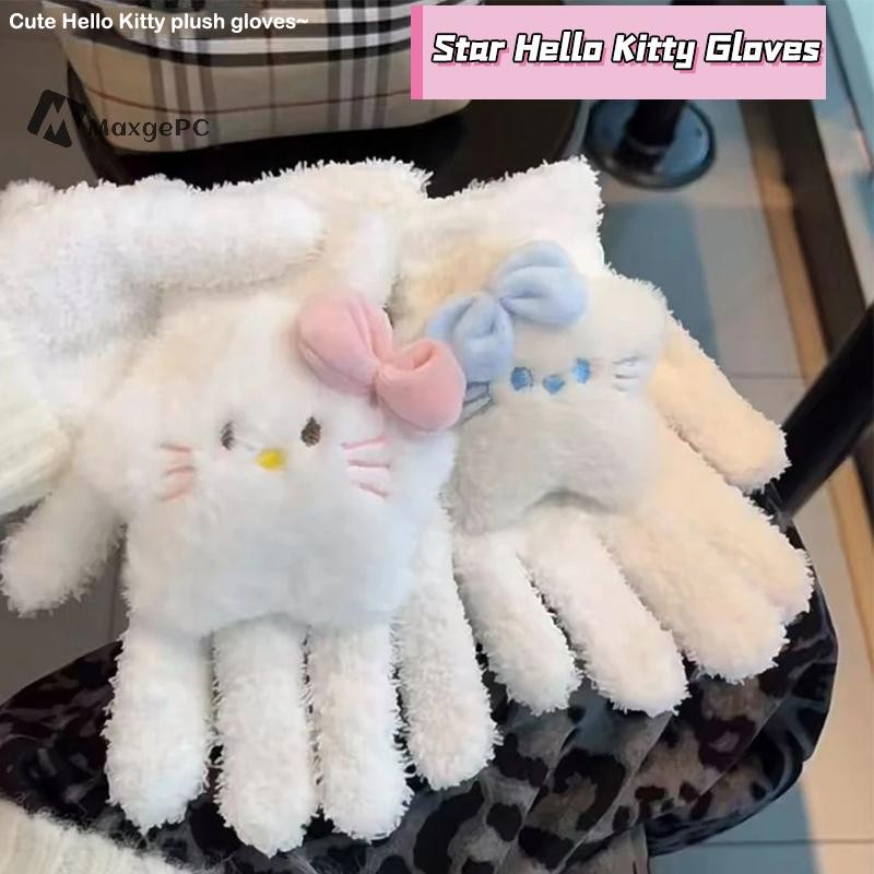 Maxgepc Kawaii Star Hello Kitty Găng Tay Giữ Nhiệt Sang Trọng Anime ...