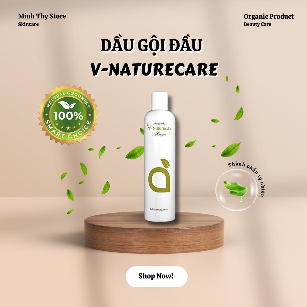 Dầu Gội Đầu Thiên Nhiên V-NATURECARE: Tóc mượt thơm lâu, cấp ẩm tự ...