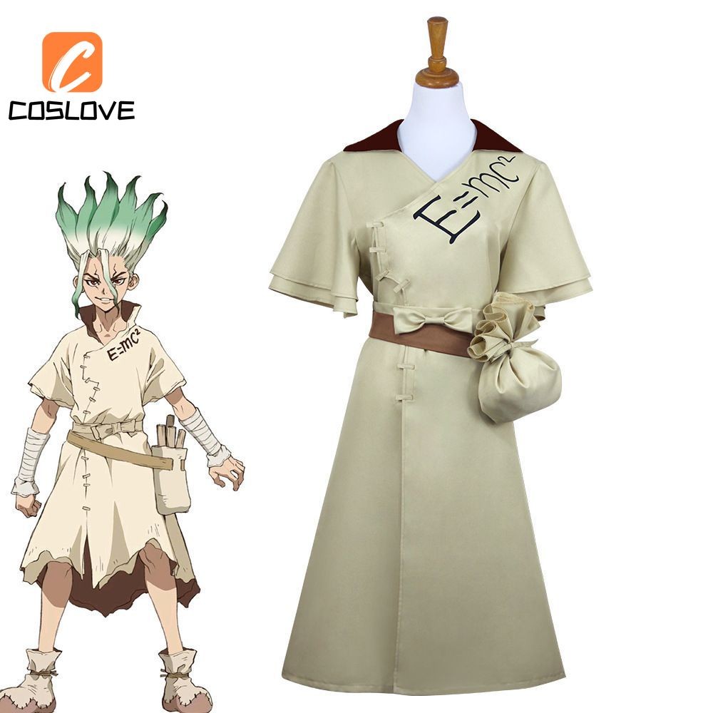 Anime Dr.Stone Senku Ishigami Cosplay Quần Áo Trọn Bộ Trang Phục Trang ...