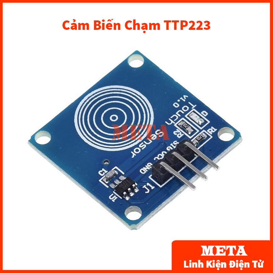 Module Cảm Biến Chạm TTP223 1 Phím - Module công tắc cảm ứng chạm điện dung TTP223 3-5V | Shopee ...