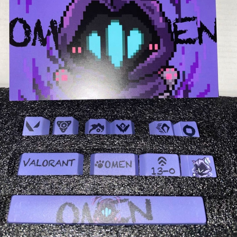 Omen Keycap Cherry / OEM Profile 11 / 14 Phím Thăng hoa năm mặt Sáng ...