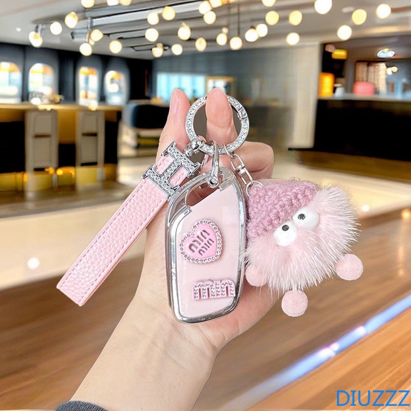 Vỏ chìa khóa điều khiển từ xa ô tô TPU màu hồng cho MG4 MG5 MG6 MG ZS EV HS EHS ZX GT Roewe RX3 ...