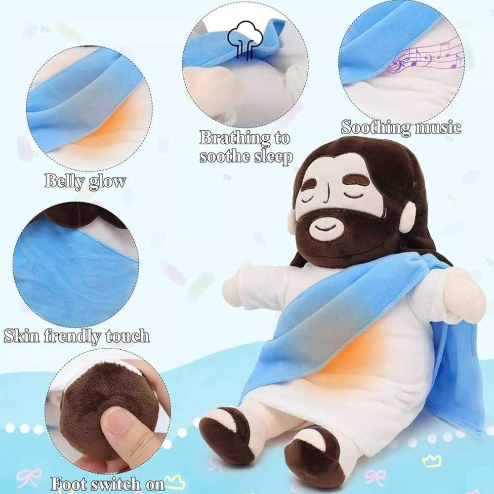 Jesus Doll Breathing Stuffed My Smiling Friend Mini Jesus Plush Soft ...