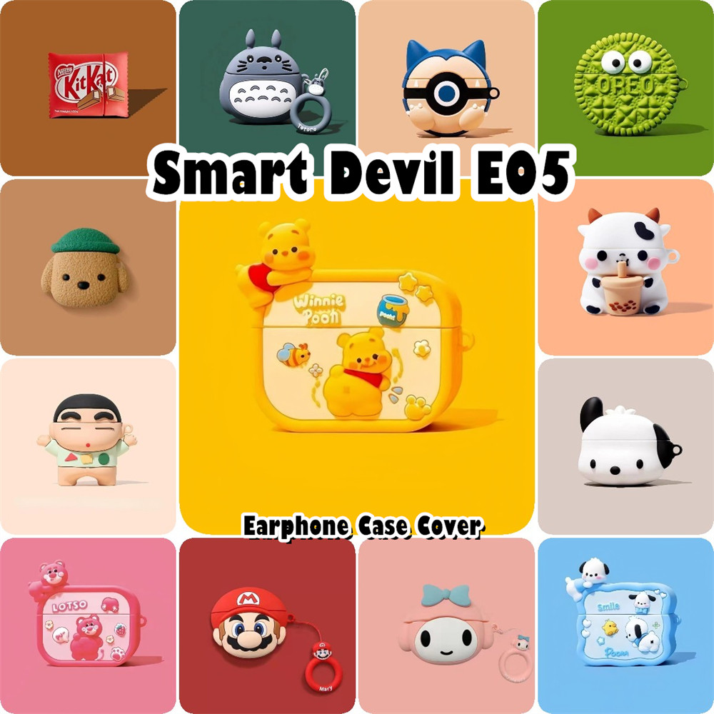 Hàng CÓ SẴN!Cho Smart Devil E05 ốp tai ng Case phim hoạt hình Buồn cười Vỏ Bảo Vệ Hộp Sạc NO.2 ...