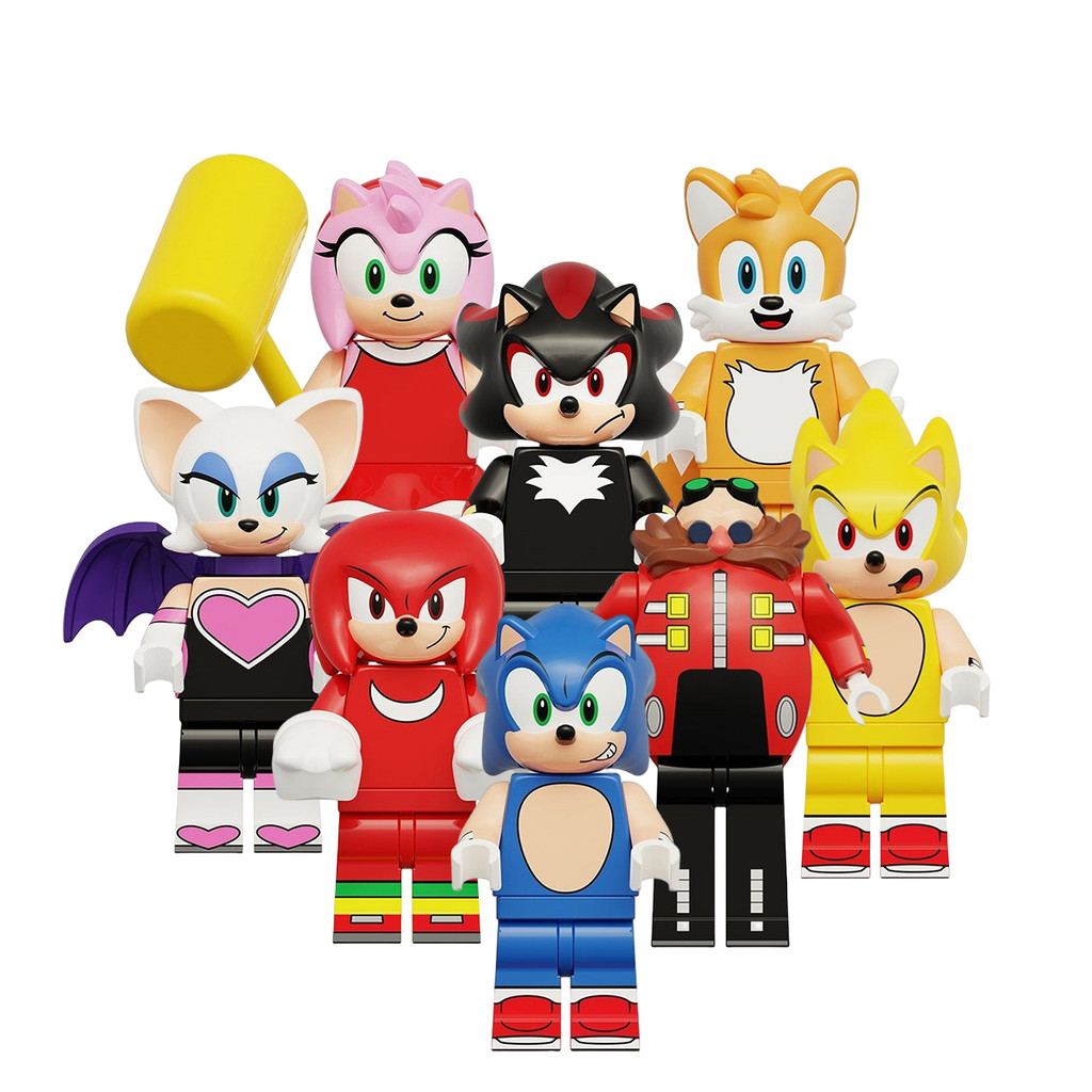Sonic Action Figure Miles Sonic Prower Eggman Amy Rose Rouge The Bat ...