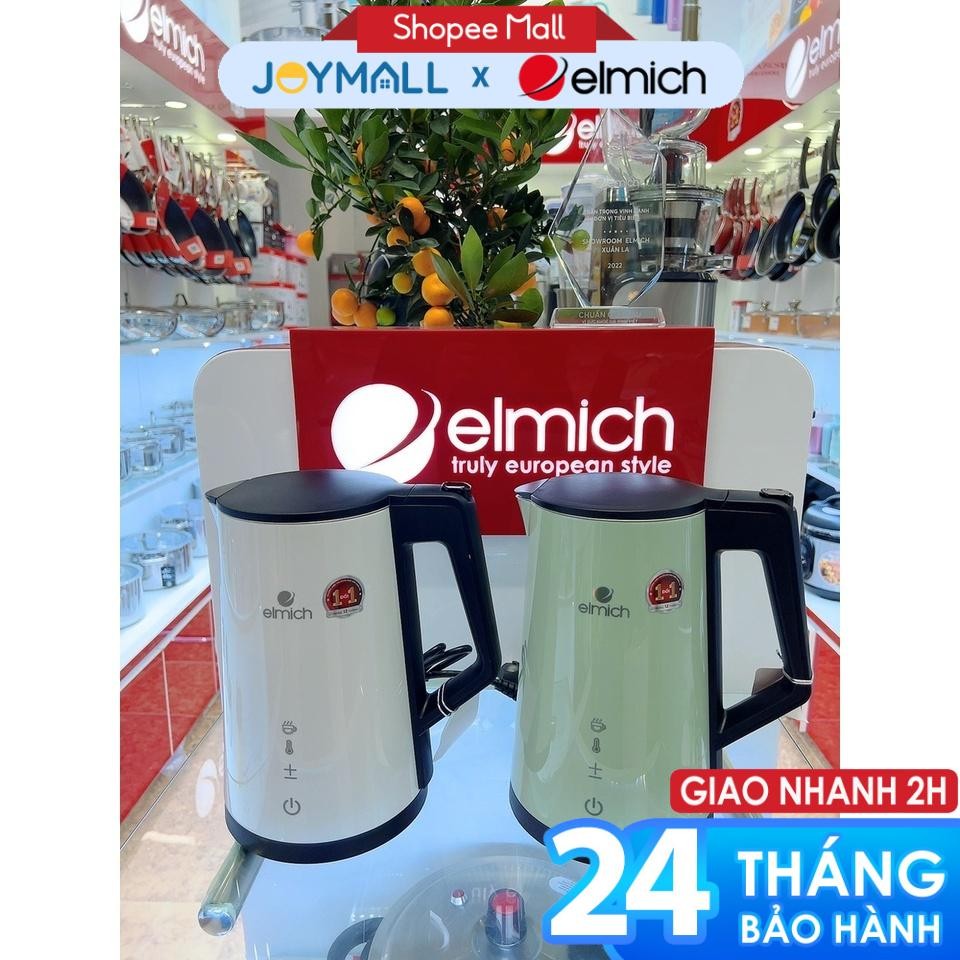 Ấm Đun Siêu Tốc Elmich KEE-3856 1.7L, Hàng Chính Hãng,5 Mức Nhiệt, Cảm ...