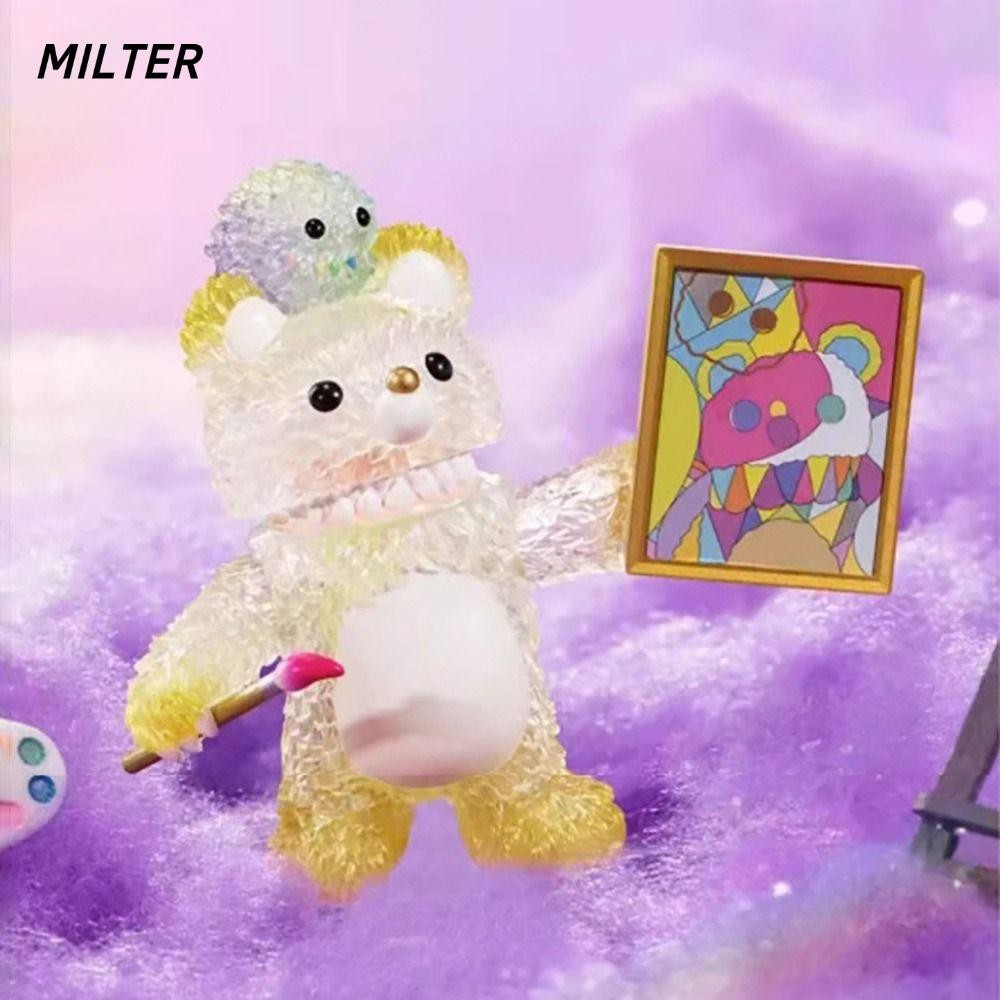 Hộp MILTER POPMART, Muckey Play Time PVC POPMART Box, Bộ nhà để xe chất ...