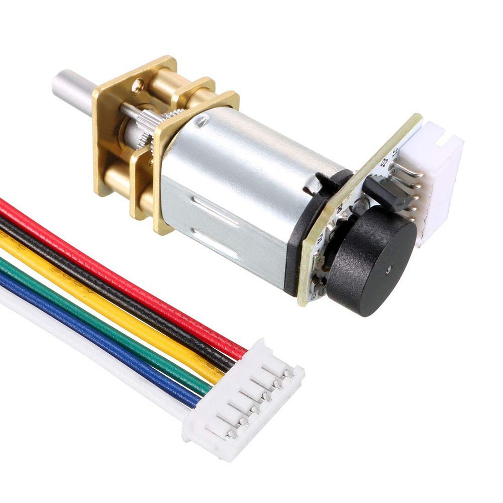Lightweight DC Motor with Encoder for GA12 For N20 Robotics ...