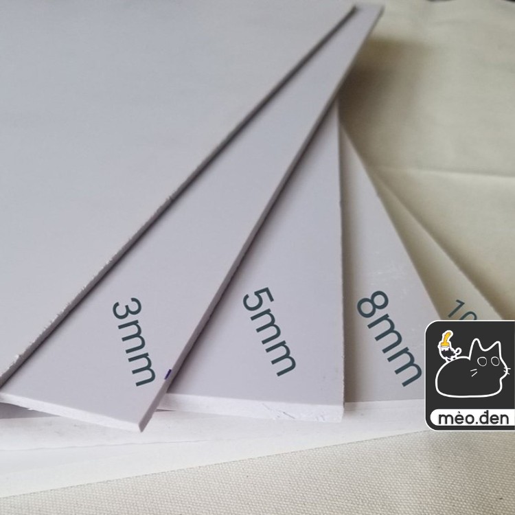 Bìa mô hình Foam A0, A1, A2, A3, A4, A5 (2mm, 3mm, 5mm, 8mm, 10mm) bìa ...