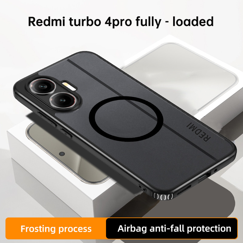 Dành Cho Xiaomi Redmi Turbo 4 Pro / POCO F7 Ốp điện thoại ELVEV Trong Suốt Matte Cứng PC Chống ...