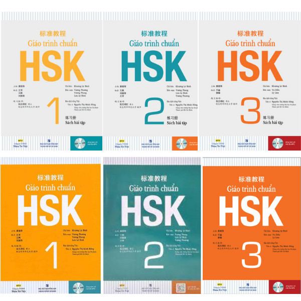 Sách - Giáo trình chuẩn HSK 1 - HSK2 - HSK 3 (sách giáo trình kèm sách ...