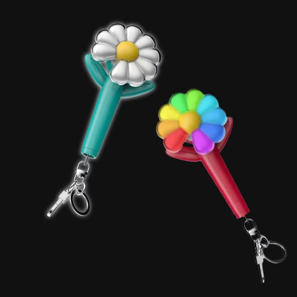 Kpop Idol BIGBANG Mini Light Keyring G-DRAGON Little Daisy Xanh Đỏ Phát ...