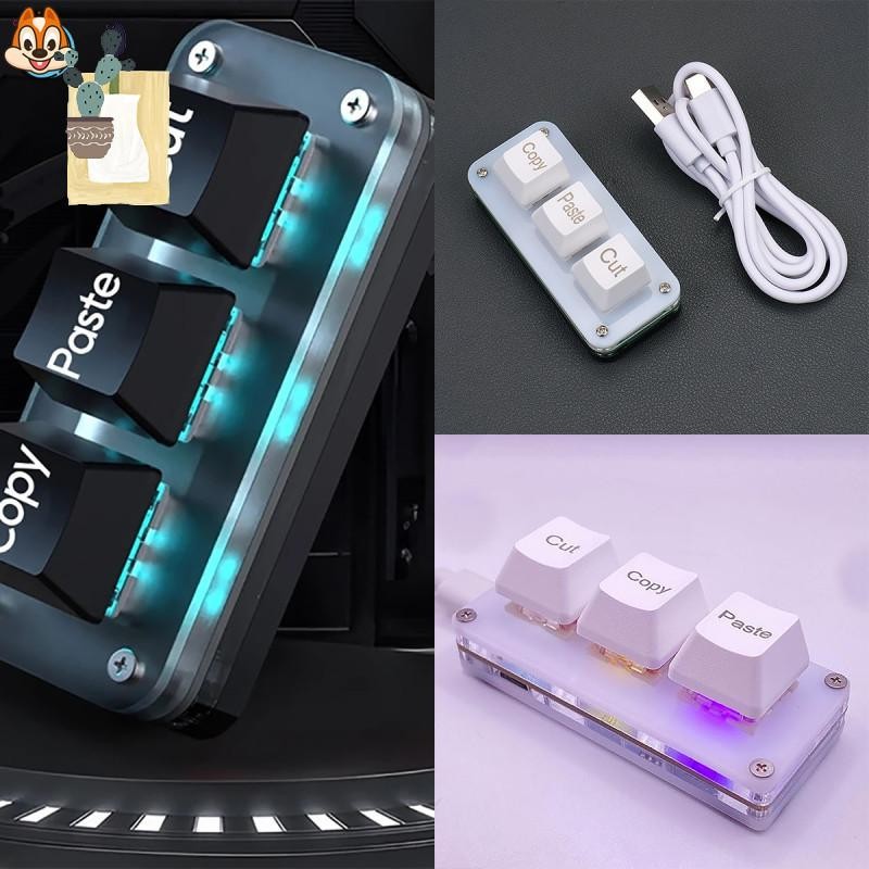 [Jp4] Mini 3-Key Cut Copy Paste Ctrl X C V Phím tắt Macro OSU Bàn phím ...