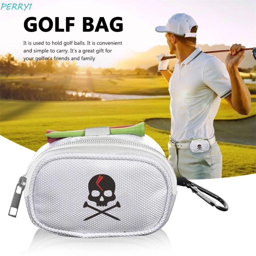 PERRY Skull Golf Zip Túi xách Phụ kiện chơi gôn Túi thắt lưng Mini Tee ...