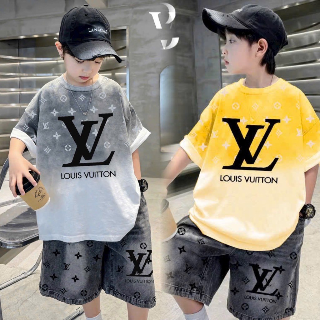 [Size 23kg-60kg] Set jean loang ombre in hoạ tiết cao cấp cho bé trai ...