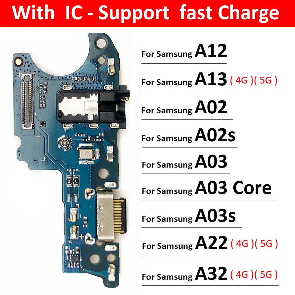 Sạc USB Ban Sạc Dock Cổng Kết Nối Cáp Mềm Cho Samsung A12 A02 A02s A03s ...
