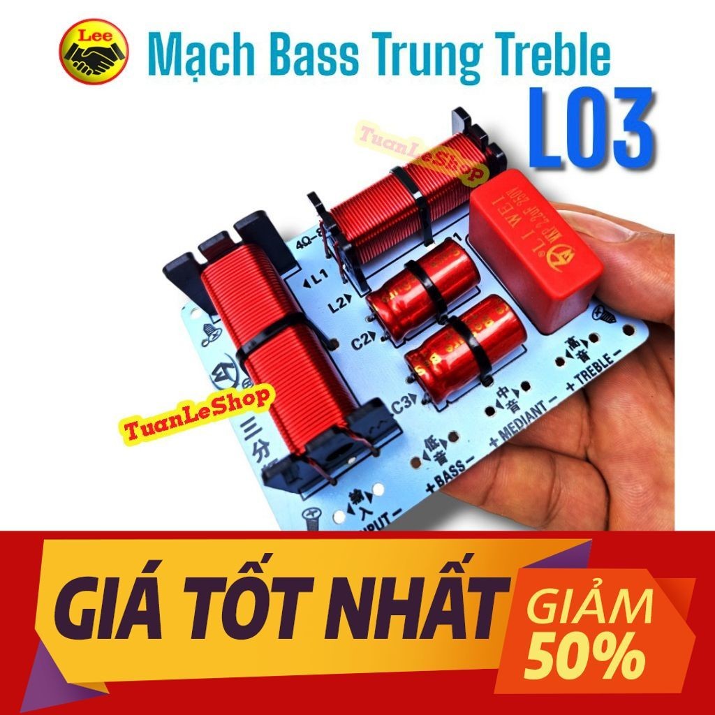 MẠCH PHÂN TẦN 3 ĐƯỜNG TIẾNG BASS TRUNG TRÉP –DÀNH CHO LOA BASS 20, BASS ...