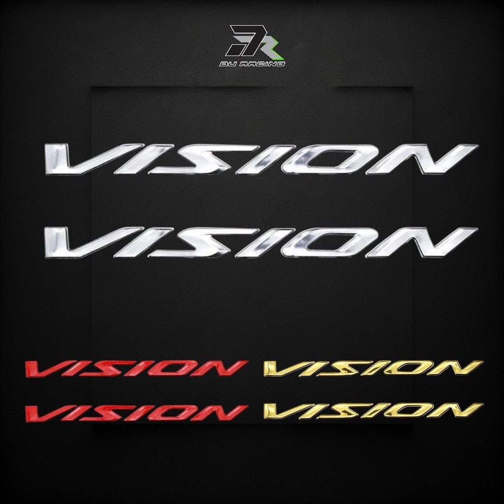 Tem chữ nổi VISION Chất liệu cao cấp dán xe Vision 2021-2025 | Shopee ...