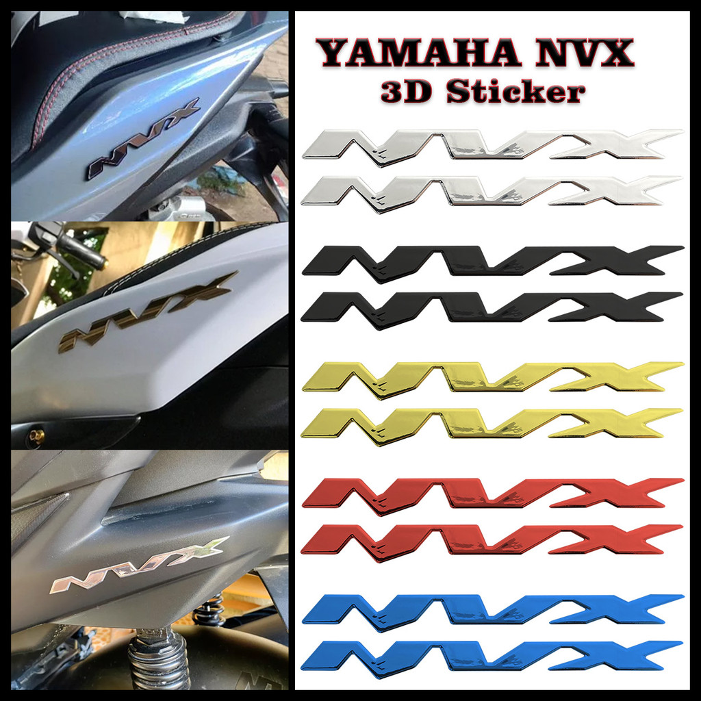 Dành Cho Xe YAMAHA NVX NVX 155 Logo Biểu Tượng 3D Nhựa Gel Miếng Dán ...