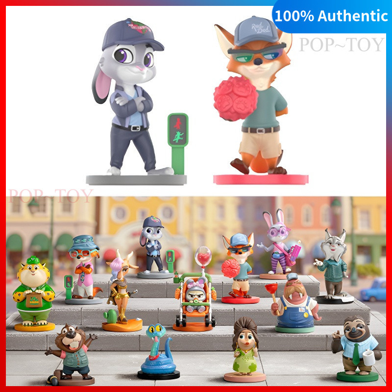 POPMART Disney Zootopia Next Adventure Series Blind box decorative gift ...