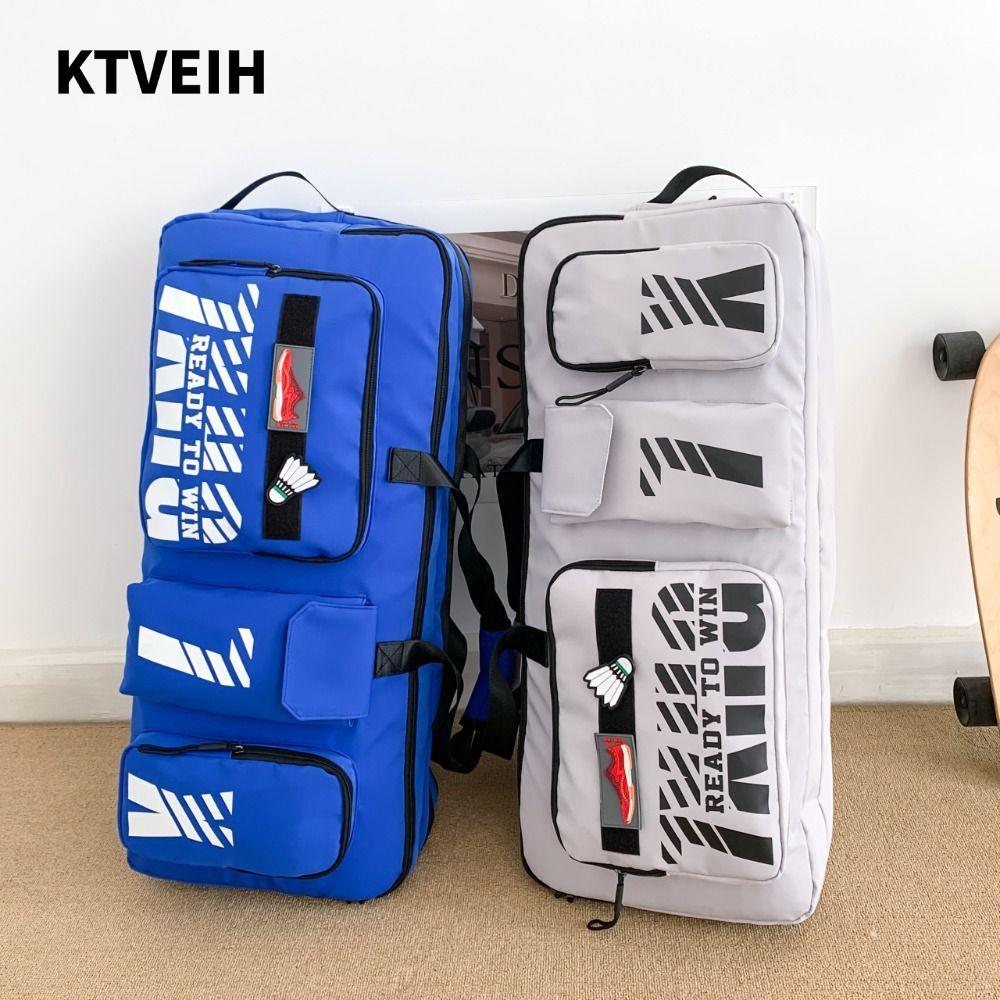 Túi xách vợt cầu lông KTVEIH, chống nước đa chức năng, phù hợp cho cả ...