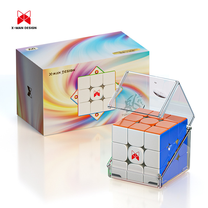 QiYi X-Man Tornado V3M Premium 3x3 Magnetic Cube Professional Tornado ...