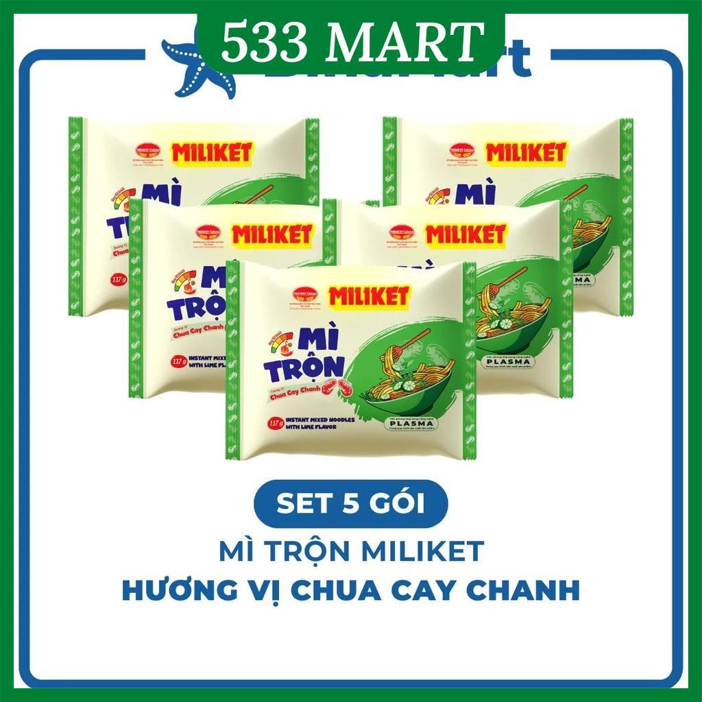 [LỐC 5 GÓI] Mì Trộn Miliket Các Loại Gói 117G | Shopee Việt Nam