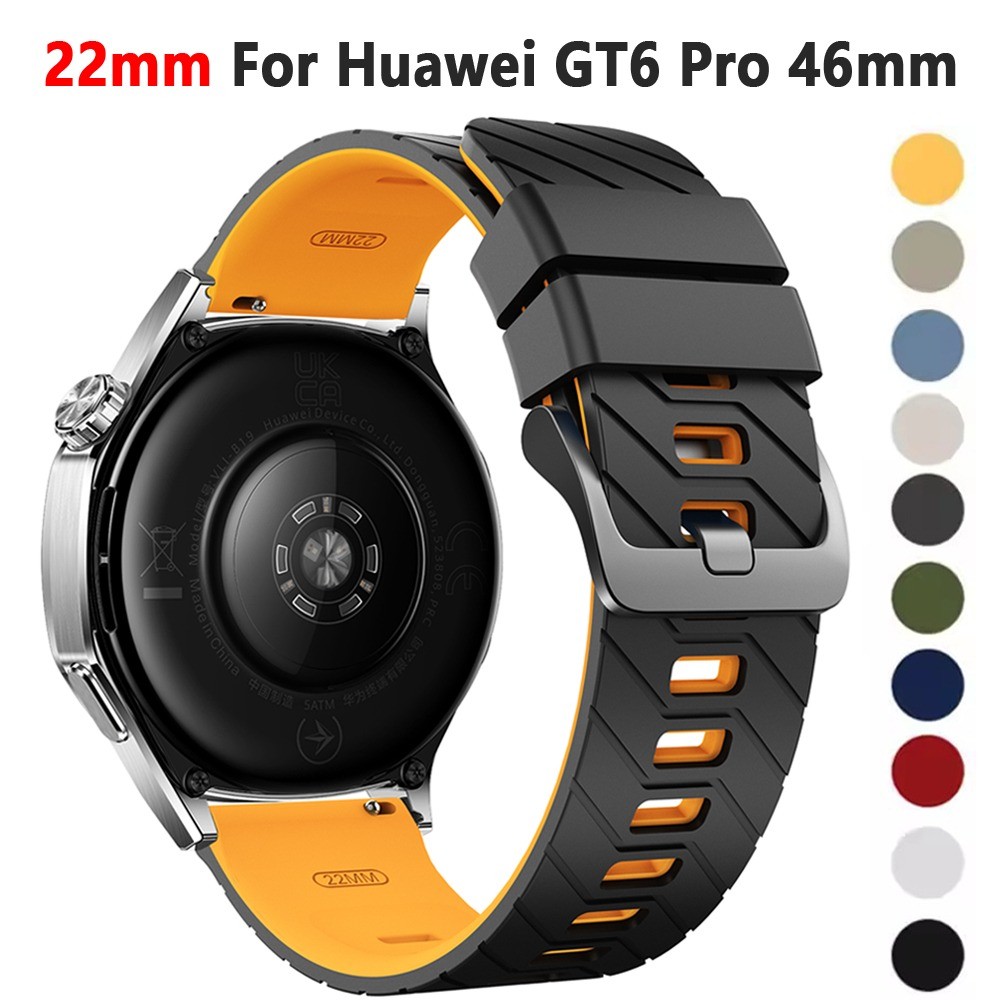 Dây đeo silicon 22mm cho Huawei GT6 Pro 46mm Dây đeo thể thao cho Redmi ...