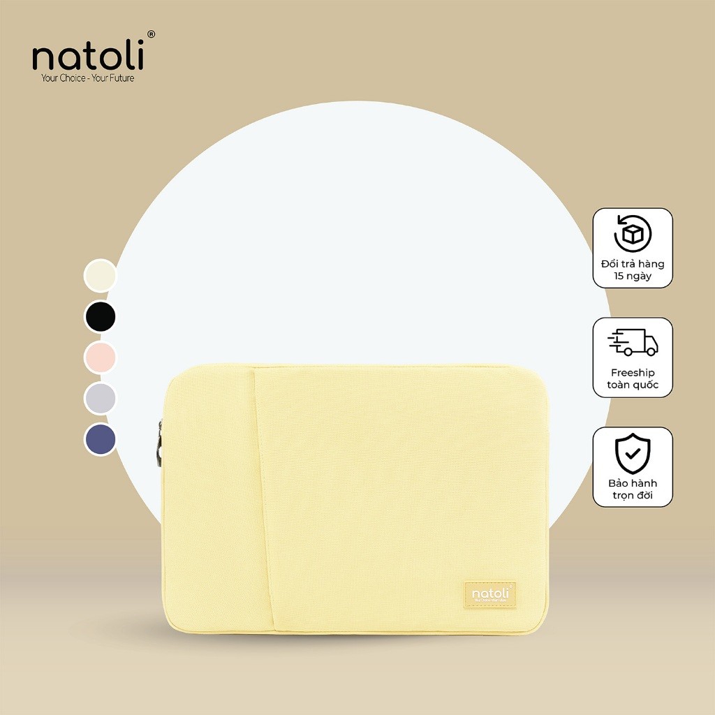 Túi Đựng Laptop Chống Sốc NATOLI T7 Dày 8mm Chống Nước Đủ Size 13–15.6 ...