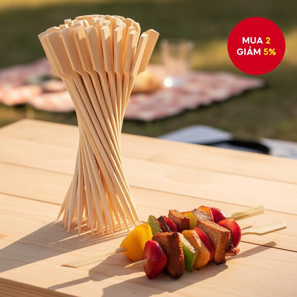 Bộ 100 xiên cocktail làm từ tre dùng cho khay charcuterie. | Shopee ...