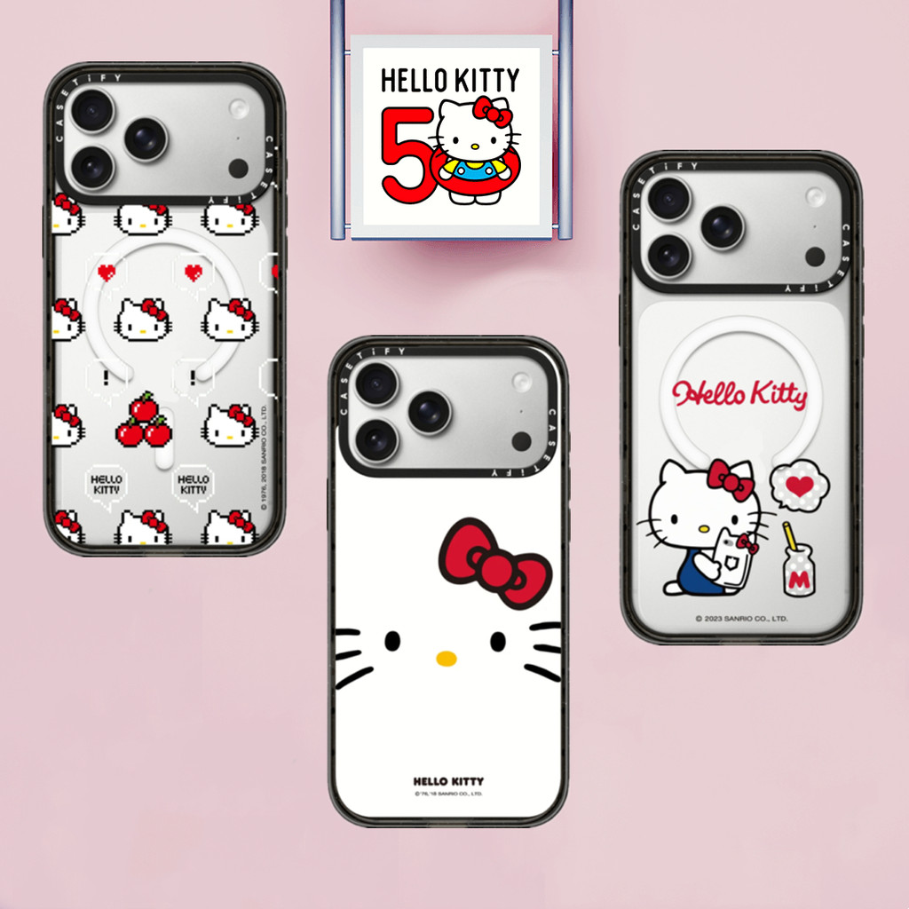 Ốp điện thoại Từ Tính Hello Kitty pixel Cho iPhone 17 17Pro 16 15 14 13 ...