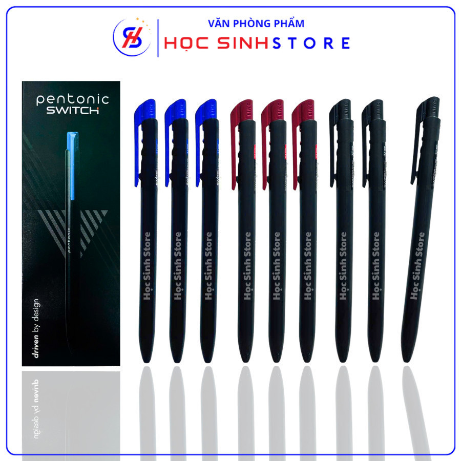 Bi Bấm Pentonic Switch LC PENTONIC SWITCH Ngòi 0.7mm ( Mực Xanh, Đỏ ...