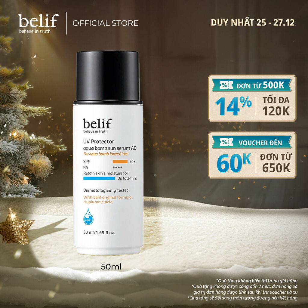 [belif Official] [Sản phẩm mới] Serum Chống nắng dưỡng ẩm Belif Aqua ...