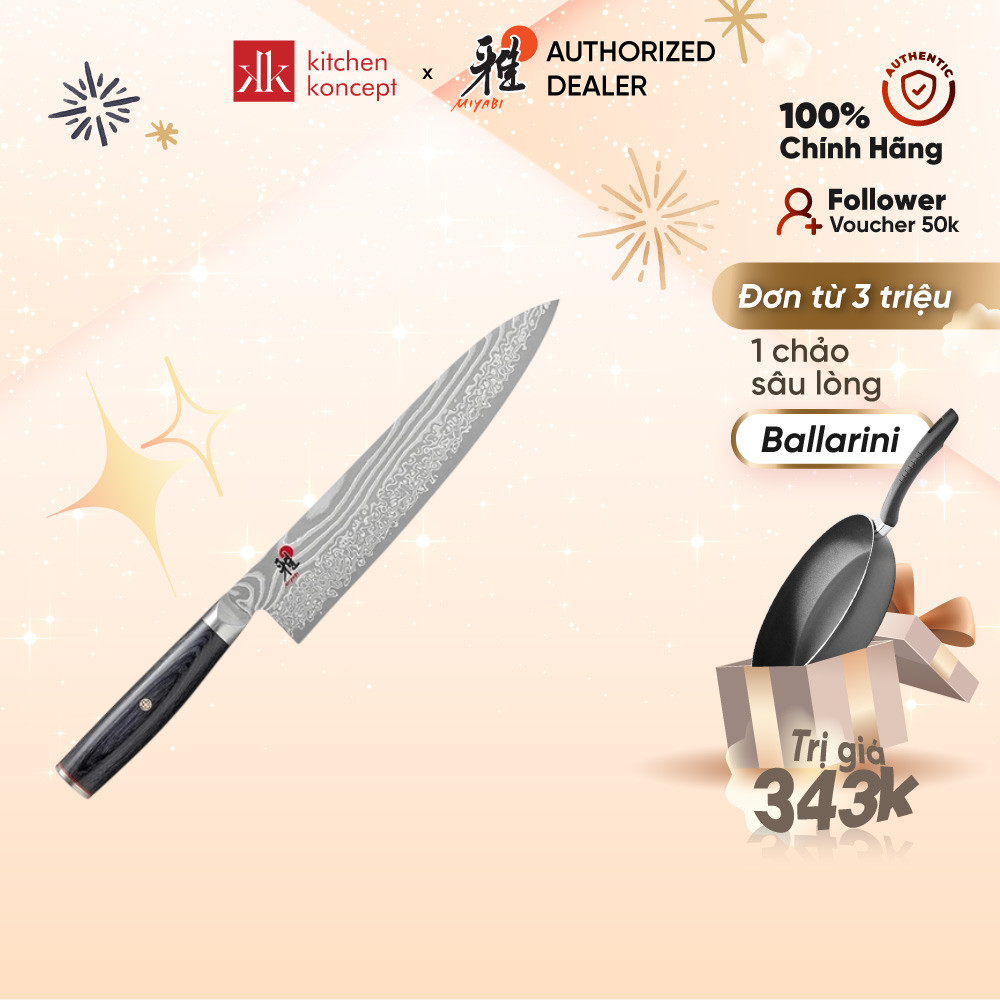Dao Chef 5000FCD MIYABI - 20cm | Shopee Việt Nam