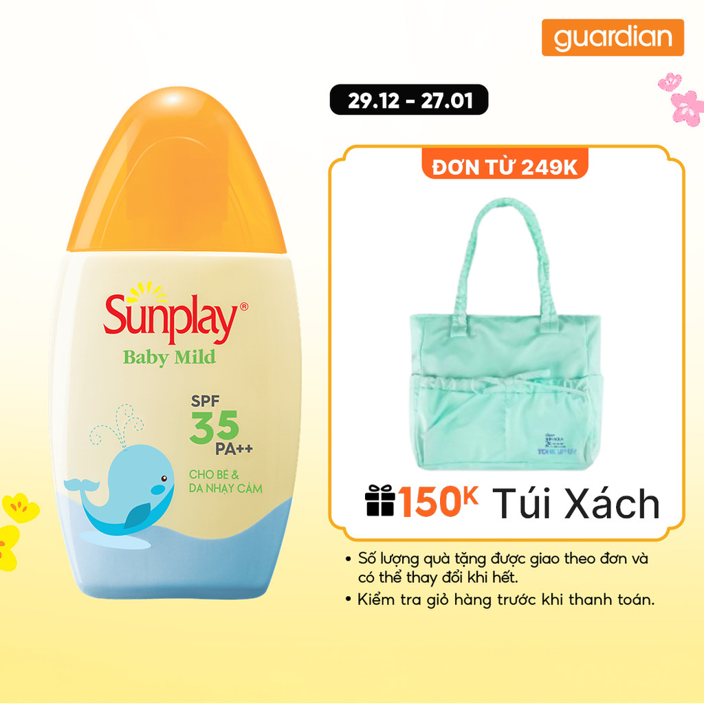 Sữa Chống Nắng Cho Bé Và Da Nhạy Cảm Sunplay Baby Mild SPF35/PA++ 30Gr ...
