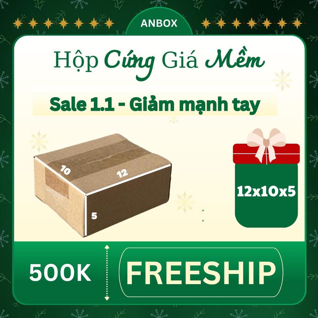 Hộp carton kích thước 12x10x5 bộ 100 trơn không in | Shopee Việt Nam