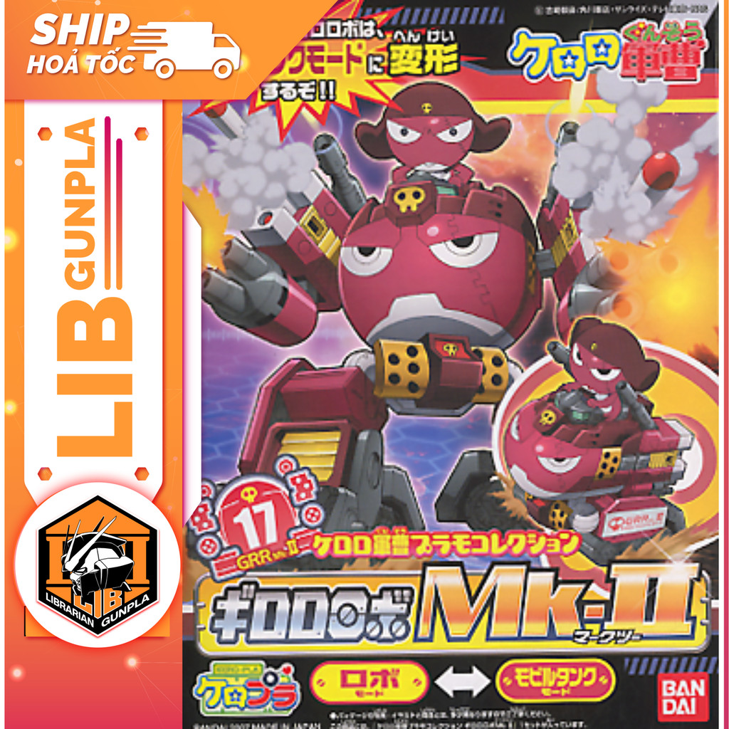 Mô hình lắp ráp BANDAI - KERORO - GIRORO ROBO MK 2 / MK II | Shopee ...