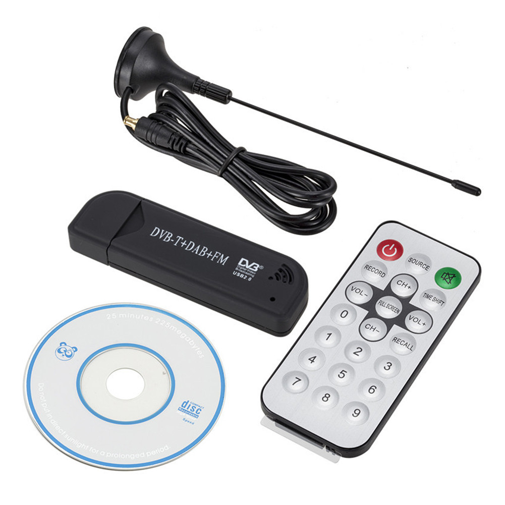 DVB-T + FM + DAB 0012 USB2.0 Bộ thu ăng-ten TV Stick Bộ thu phát sóng ...