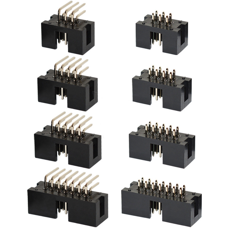 10 CÁI IDC / JTAG 2.54 DC3 Nam Pin PCB Header Connector 2 * 3 / 4 / 5 ...