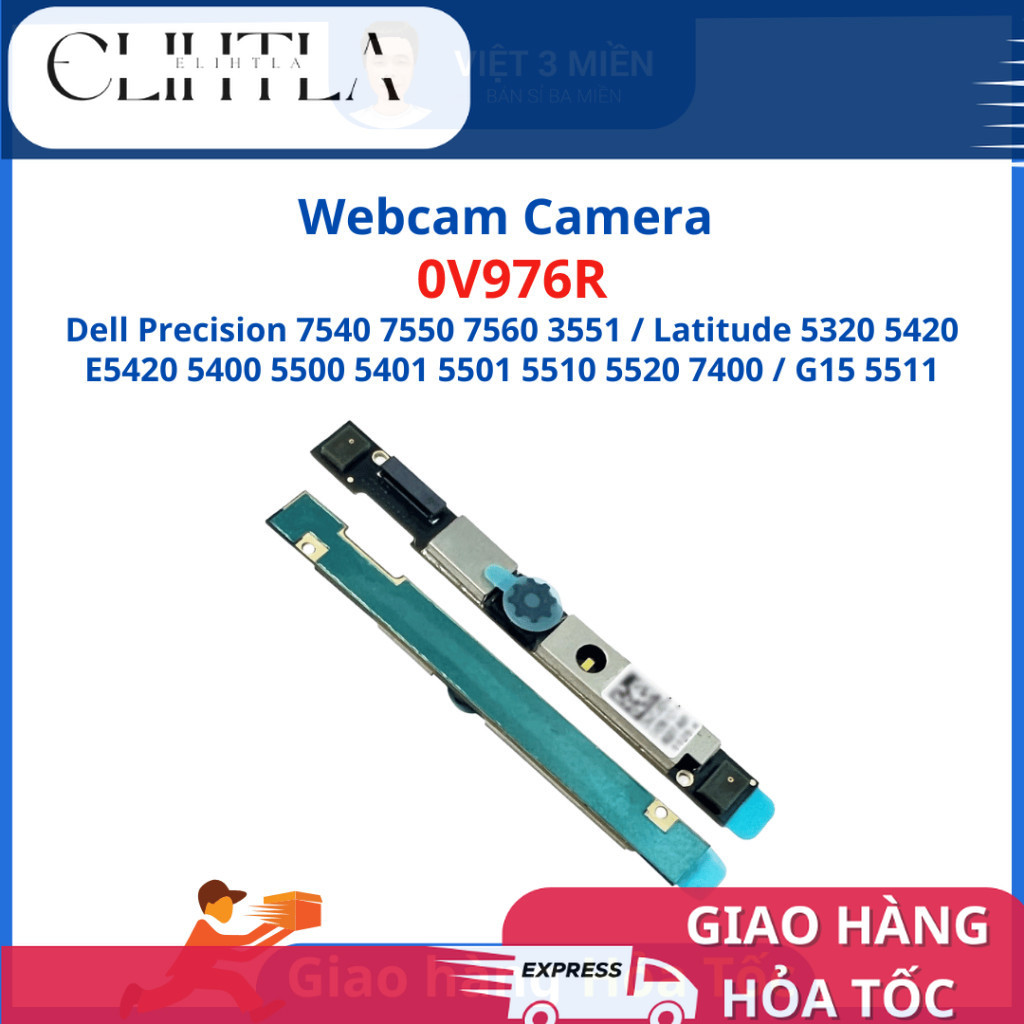 Webcam Camera Dell 0V976R – Precision 7540 7550 7560 / Latitude 5320 ...